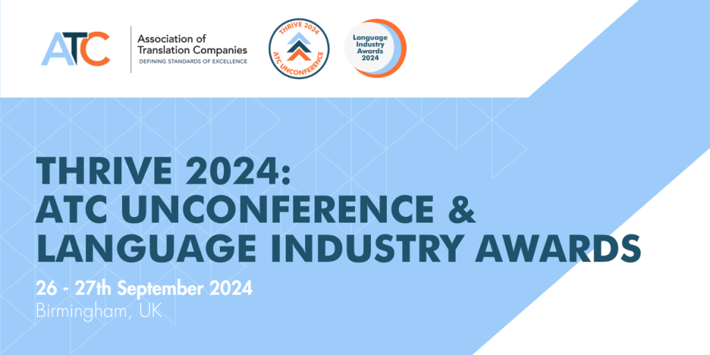 ATC Language Industry Awards 2024 Winners - The Association of ...